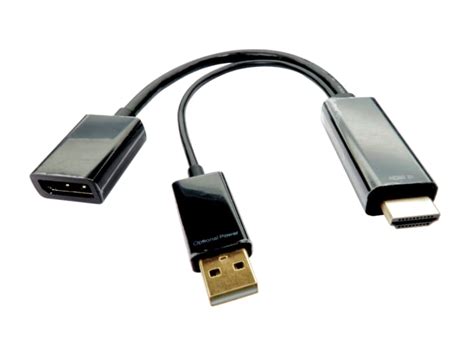 Rs Pro Rs Pro Male Hdmi To Female Displayport Cable 1080p 150mm