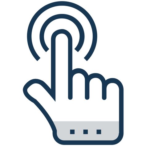 Interaction Generic Outline Color Icon