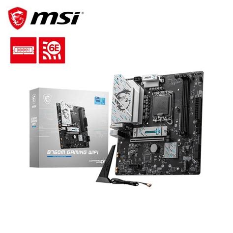 電子街3c特賣會全新 微星 Msi B760m Gaming Wifi Ddr5 Intel 主機板 蝦皮購物