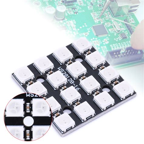 Anillo Led Rgb Ws2812 5050 Rgb Led Controlador Integrado Lámpara De