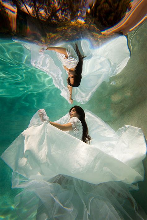 Incredible Underwater Trash The Dress Photos Bridalguide