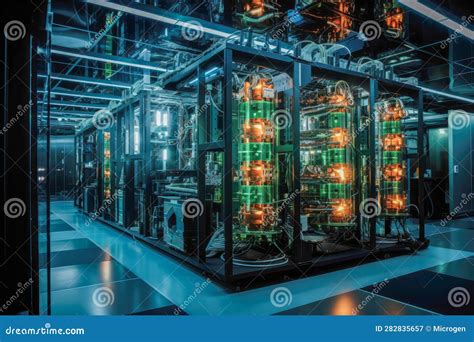 Quantum Computing Research Facility Stock Illustration Illustration Of Breakthrough