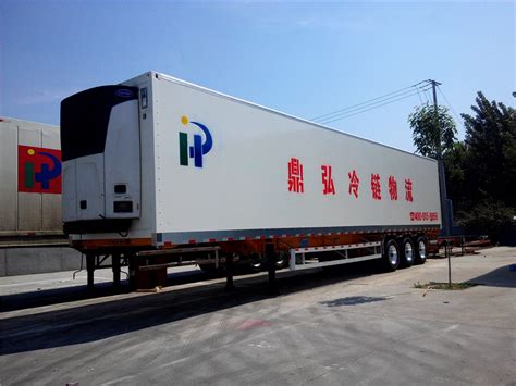 半挂冷藏车 谷瀑环保