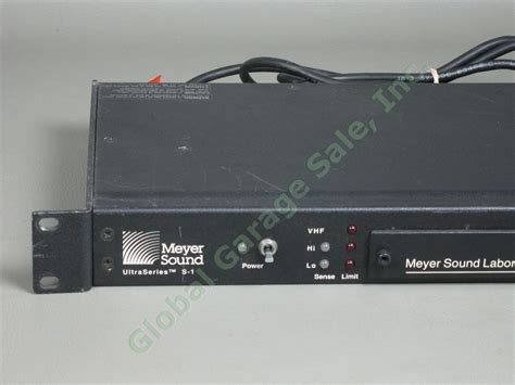 Meyer Sound Laboratories Ultraseries S1 Signal Processor One Owner Exc