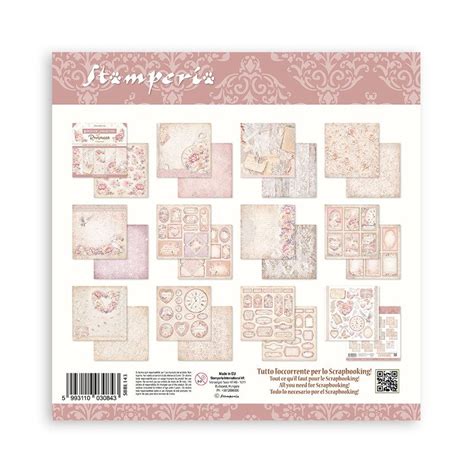 Stamperia Romance Forever 12×12 Collection Moments In Time