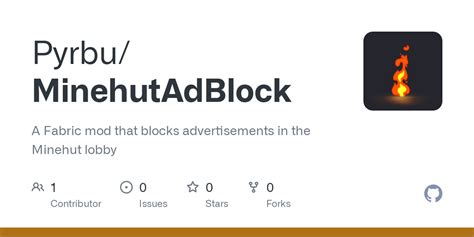 GitHub Pyrbu MinehutAdBlock A Fabric Mod That Blocks Advertisements