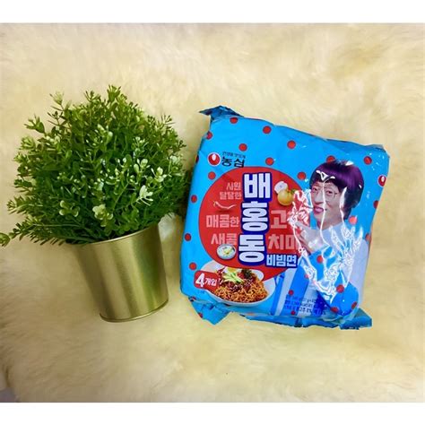 韓國農心 Nongshim 黎紅冬辣冷拌拉麵4入（137g4 劉在石水梨蘿蔔泡菜風味【笙笙日韓食品】 蝦皮購物