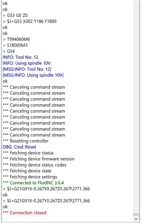 Fr Colour Code Debug Information In Console · Issue 2043 · Winderuniversal G Code Sender · Github