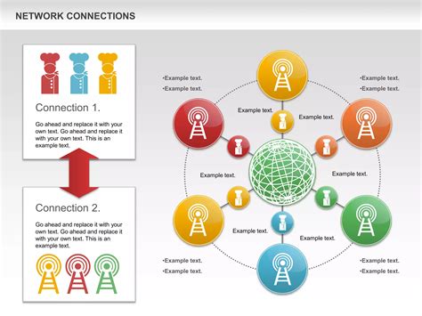 Cellular Network Diagram For PowerPoint And Google Slides PPTX