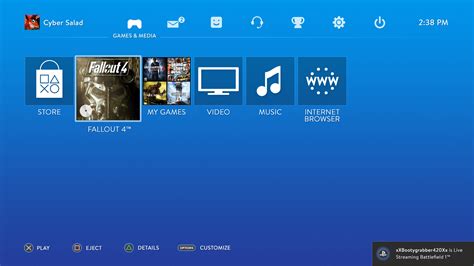 Ps4 Ui Wallpaper
