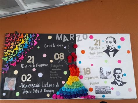 Periodico Mural Marzo En 2024 Periodico Mural Marzo Mural