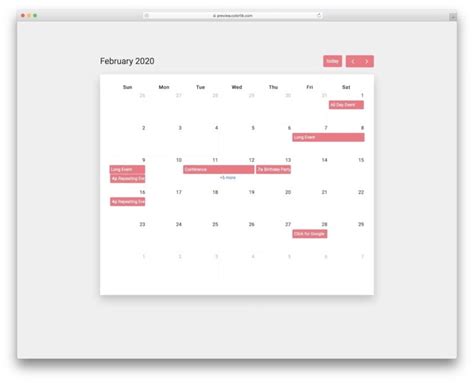 10 款免费 Bootstrap 日历 2024 Adminlteio Adminlte 中文