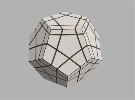 True Mirror Megaminx 2 Mm Face Height Functional Design R Cubers