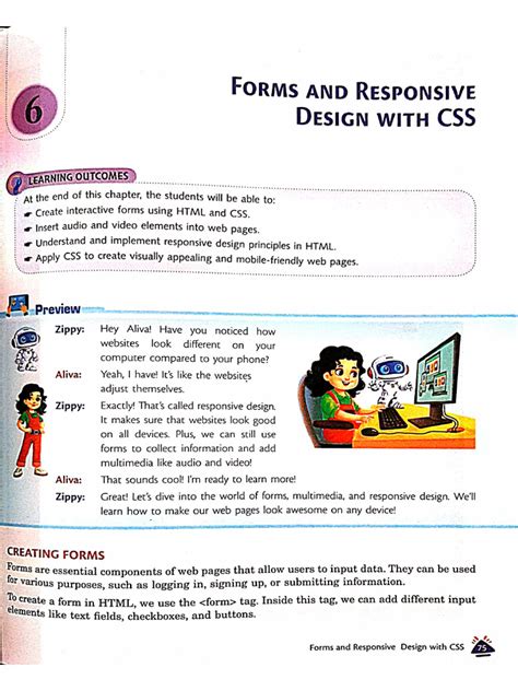Chapter 6 Forms And Responsive Design With Css Pdf