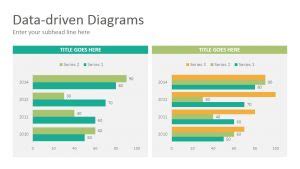 Data Driven Charts Diagrams PowerPoint Template SlideSalad