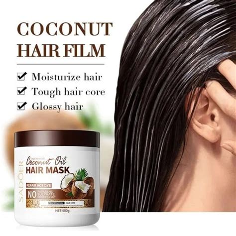Sadoer Nourishing Coconut Oil Repairing Hair Mask 500g Beautygirl Pk