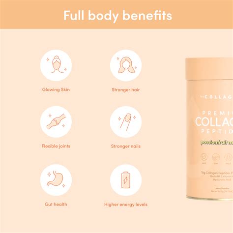 Passionfruit Mango Collagen Powder 280g The Collagen Co
