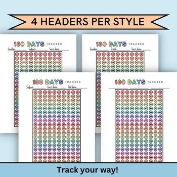 Days Of Babe Days Countdown Day Tracker TPT