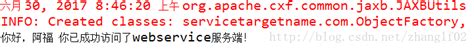 Cxf Axis Webservice Java
