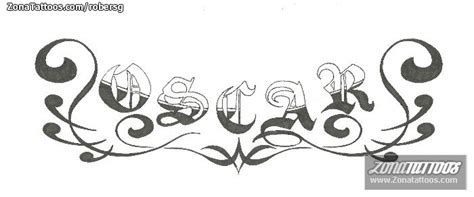 Óscar Name Tattoos And Designs Zonatattoos