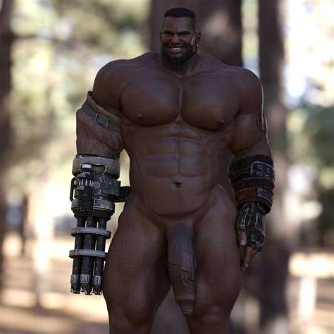 Rule 34 3d 3d Artwork Balls Bara Barret Wallace Beard Big Penis