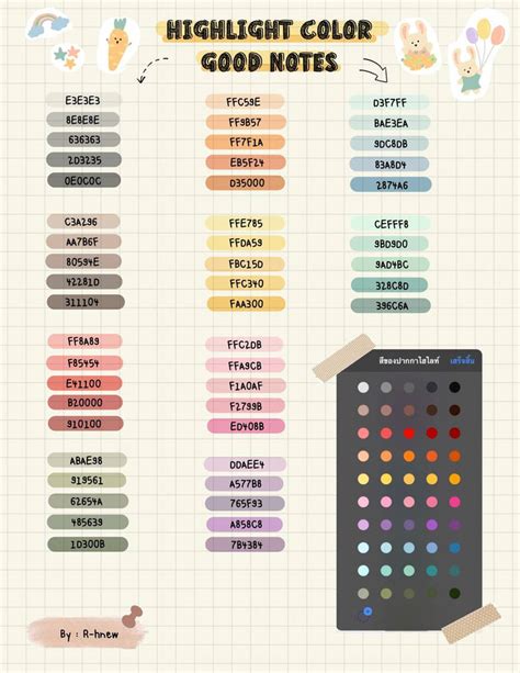 Highlight Color Goodnotes By No1randomweeb On Deviantart