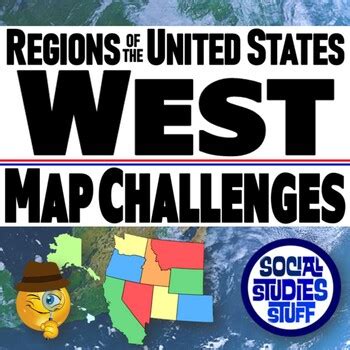 The West Us Map Challenges Regions Of The United States Geography