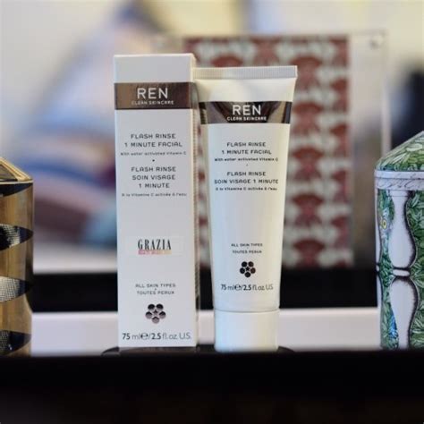 Ren Flash Rinse 1 Minute Facial Get Lippie
