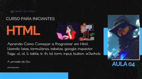 Como Aprender Html Do Zero Desbloquei Rápido E Crie Seus Primeiros Sites Olival Neto Dio