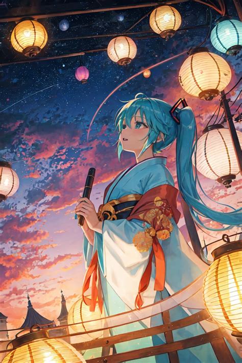 芥 On Twitter 星に願いを 初音ミク ミクの日 ミクの日2023