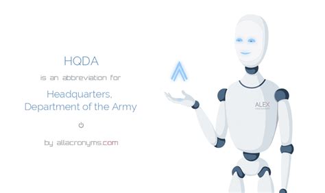 Hqda Headquartersand Department Of The Army