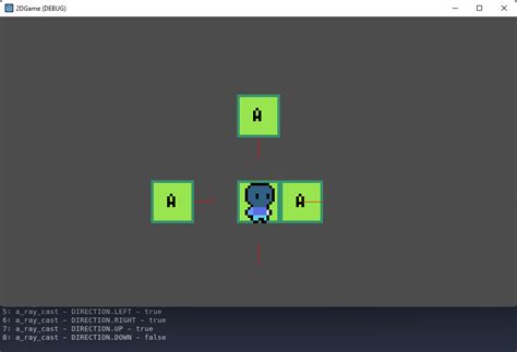 Raycast2d To Detect Adjacent Tiles But Not Current R Godot
