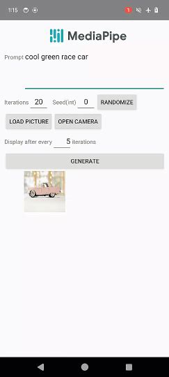 Mediapipe On Device Text To Image Generation Solution Now Available For