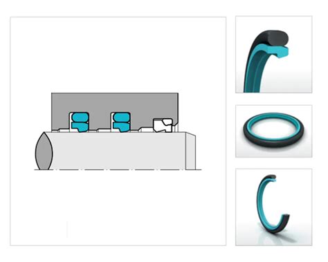 Single Acting Rod Seal سیل تک صنعت