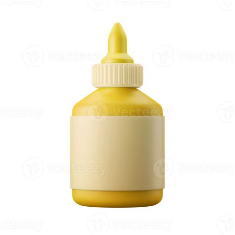 Adhesive Paste Glue Bottle Handcraft 3d Illustration Icon 10882104 Png