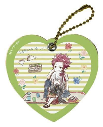 駿河屋 周防尊＆櫛名アンナ 「k Seven Stories キャラレザーチャーム 05ピクニックver グラフアートデザイン」（キー