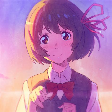 Miyamizu Mitsuha Kimi No Na Wa Drawn By Ilyakuvshinov Danbooru