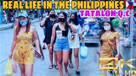 Real Life In Quezon City Unseen Walk At Hidden Narrow Alley In Tatalon Philippines4K Ph Tour