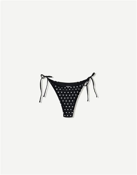 Polka Dot Bikini Bottoms Bsk Teen Bershka