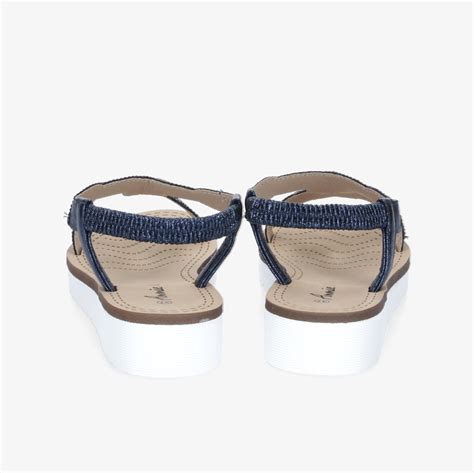 Annie G Plateausandalen Blau Kilagoo