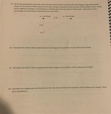 solved 17 on the drawing below draw the vector for the