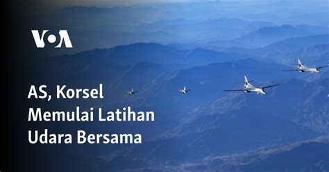 AS Korsel Memulai Latihan Udara Bersama