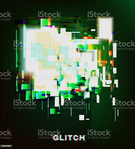 결함이 배경 색상 광고에 대 한 왜곡 효과입니다 벡터 일러스트 레이 션 0명에 대한 스톡 벡터 아트 및 기타 이미지 0명 가리기 개념 Istock
