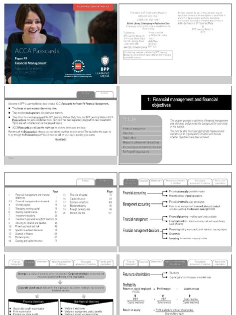 2015 Acca F9 Passcards Bpp Pdf