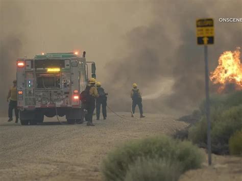 Evacuations Underway As Fast Moving Wildfire North Of La Grows To