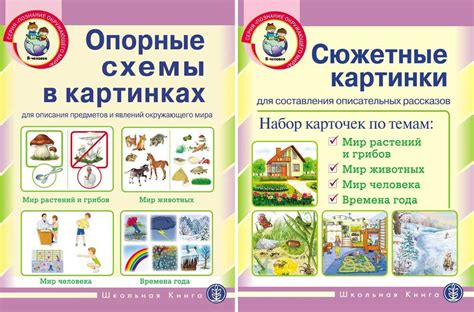 Сюжетные картинки и Опорные схемы для составления описательных ...