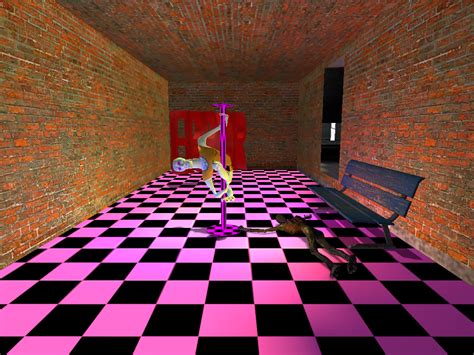 Handsome Squidward Practicing Hes Pole Dancing Technique Image Half