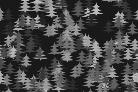 Grey Seamless Pine Tree Background Graphic By Davidzydd Creative Fabrica