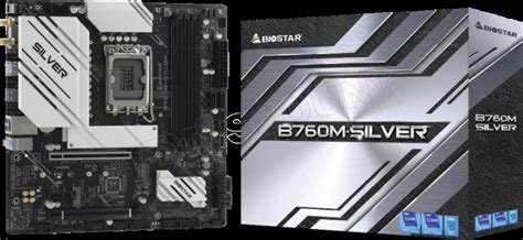 Carte Mère Biostar B760M Silver DDR5 Intel LGA 1700 Micro ATX à prix bas