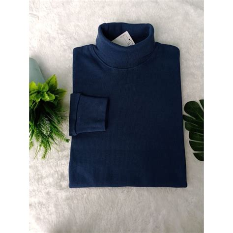 Jual Turtleneck Krah Tinggi Premium Pria Dan Wanita Bisa Cod Warna Hitam Putih Maroon Coklat
